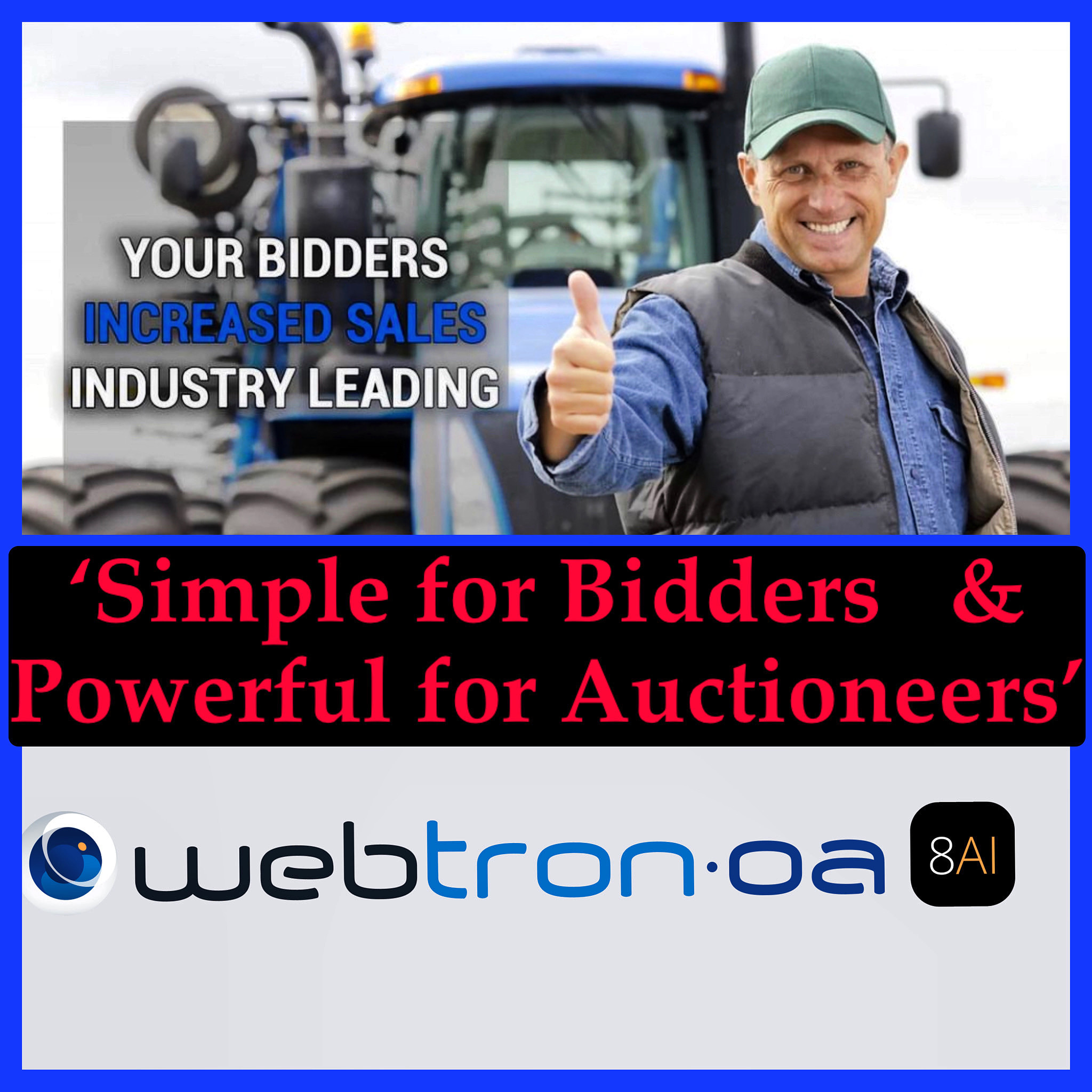 Agricultural Clearing Sales Auction Software - Webtron Online Auction ...
