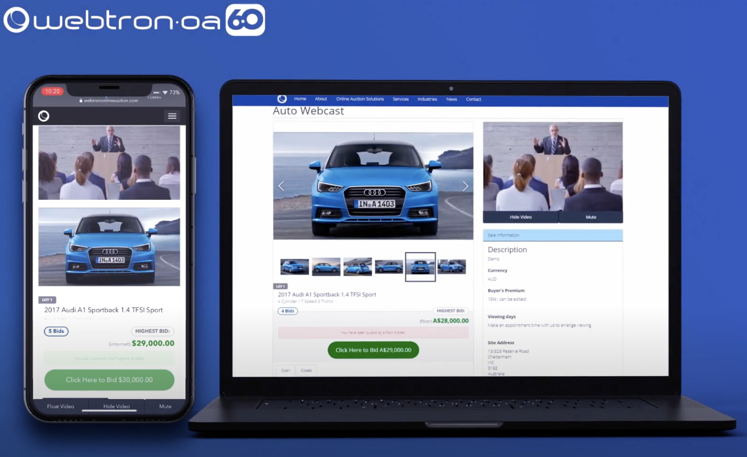 Automotive Auction Software - Webtron Online Auction Platform