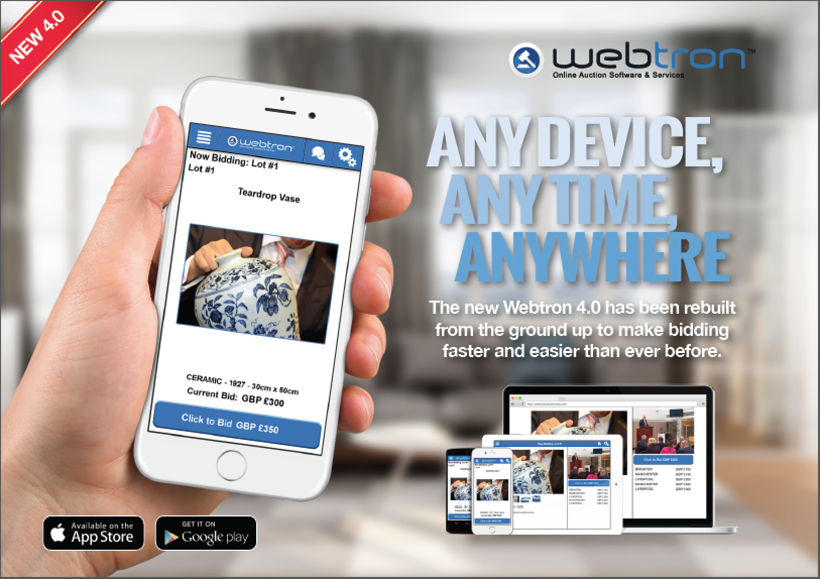 Webtron 4.0 - Any Device, Anytime, Anywhere - Webtron Online Auction