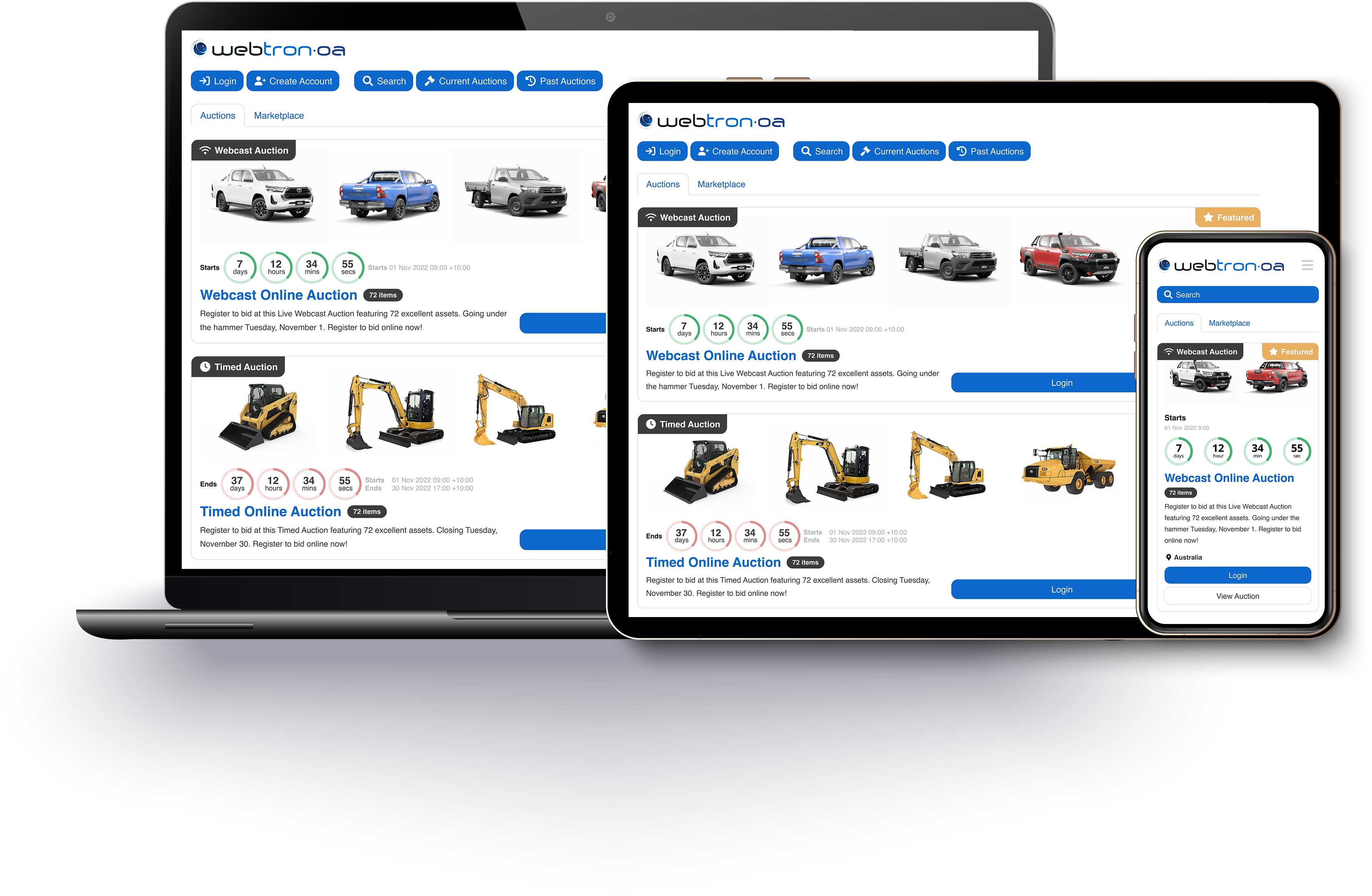 Timed Online Auction Software for Auctioneers Auctions