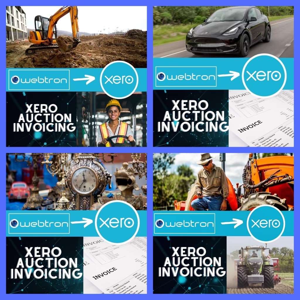 Xero for auction invoicing by Webtron - Webtron Online Auction Platform