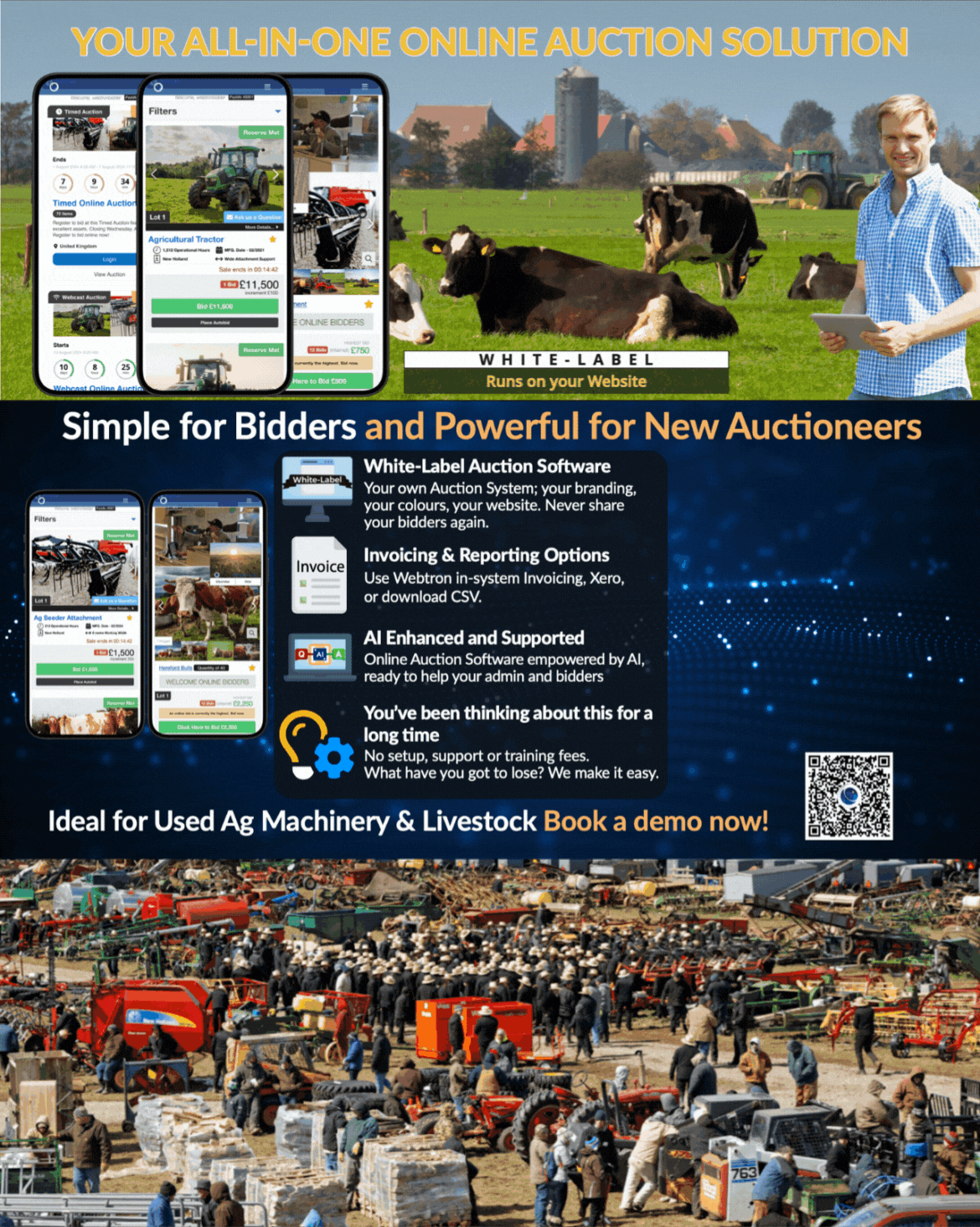 Agricultural Clearing Sales Auction Software - Webtron Online Auction ...