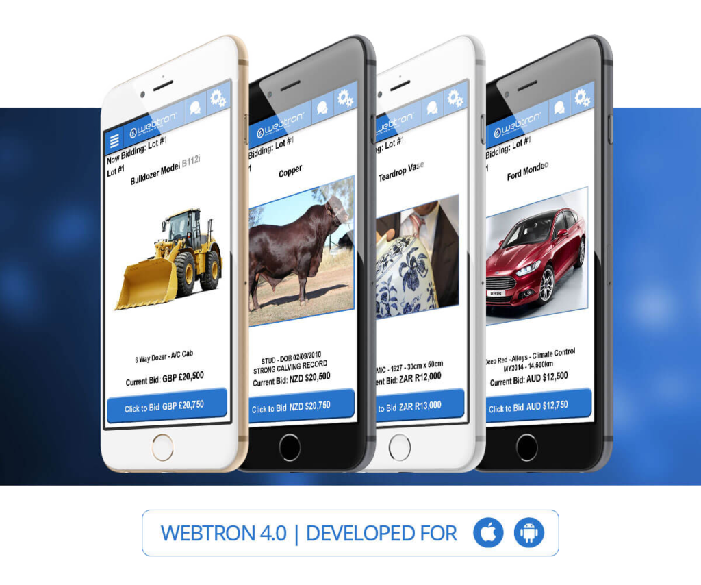 Online Auction Software Updates Available Now - Webtron