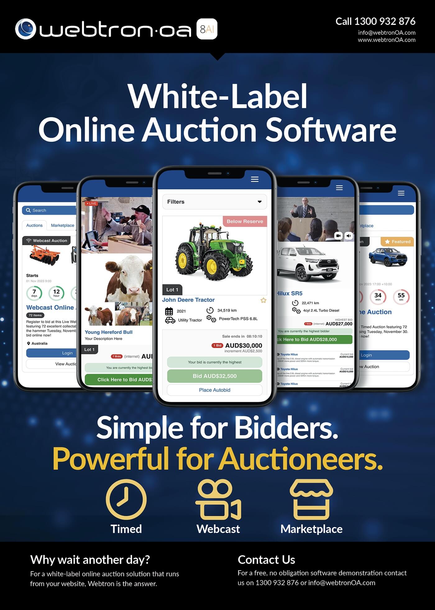 Why Webtron? - Webtron Online Auction Platform